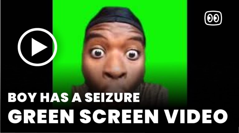Boy has a seizure Green Screen - Green Screen Memes