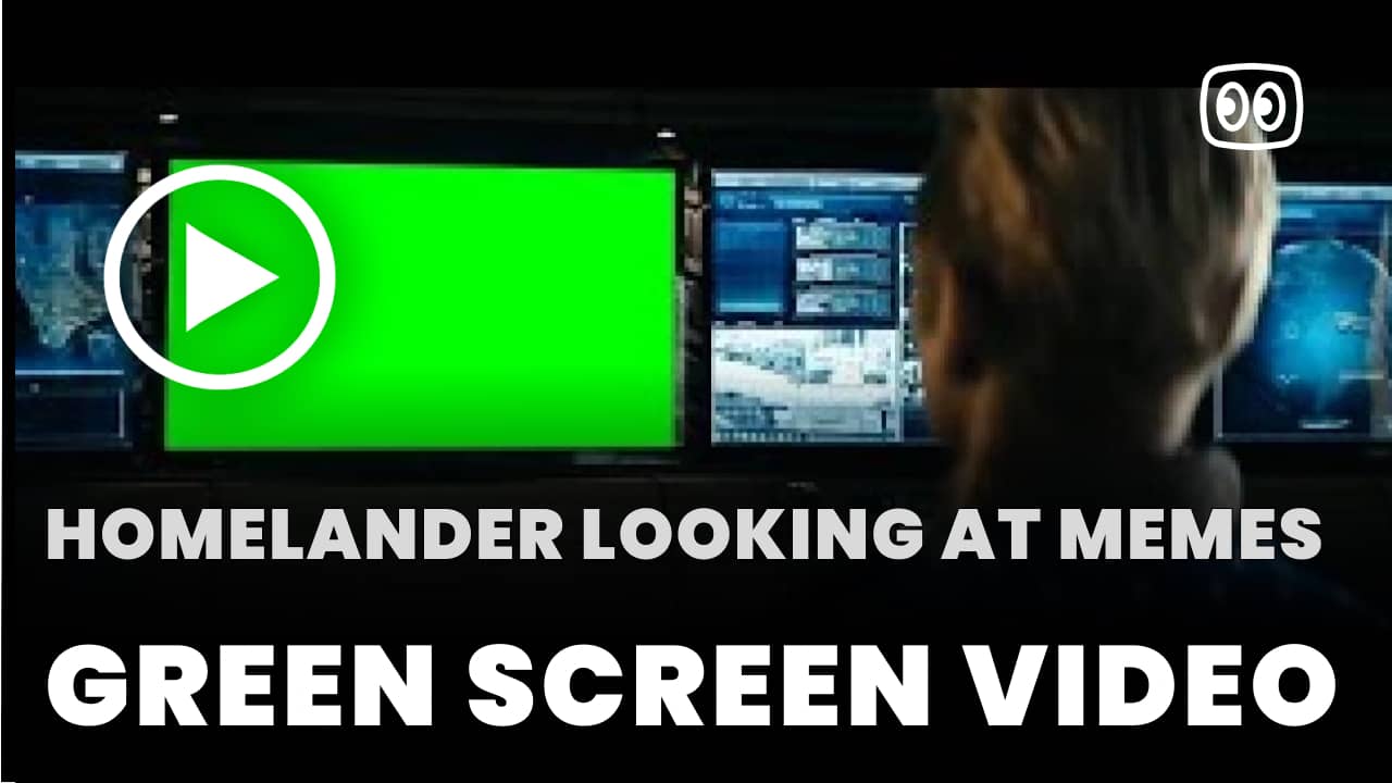 Homelander Looking At Memes Green Screen - Green Screen Memes