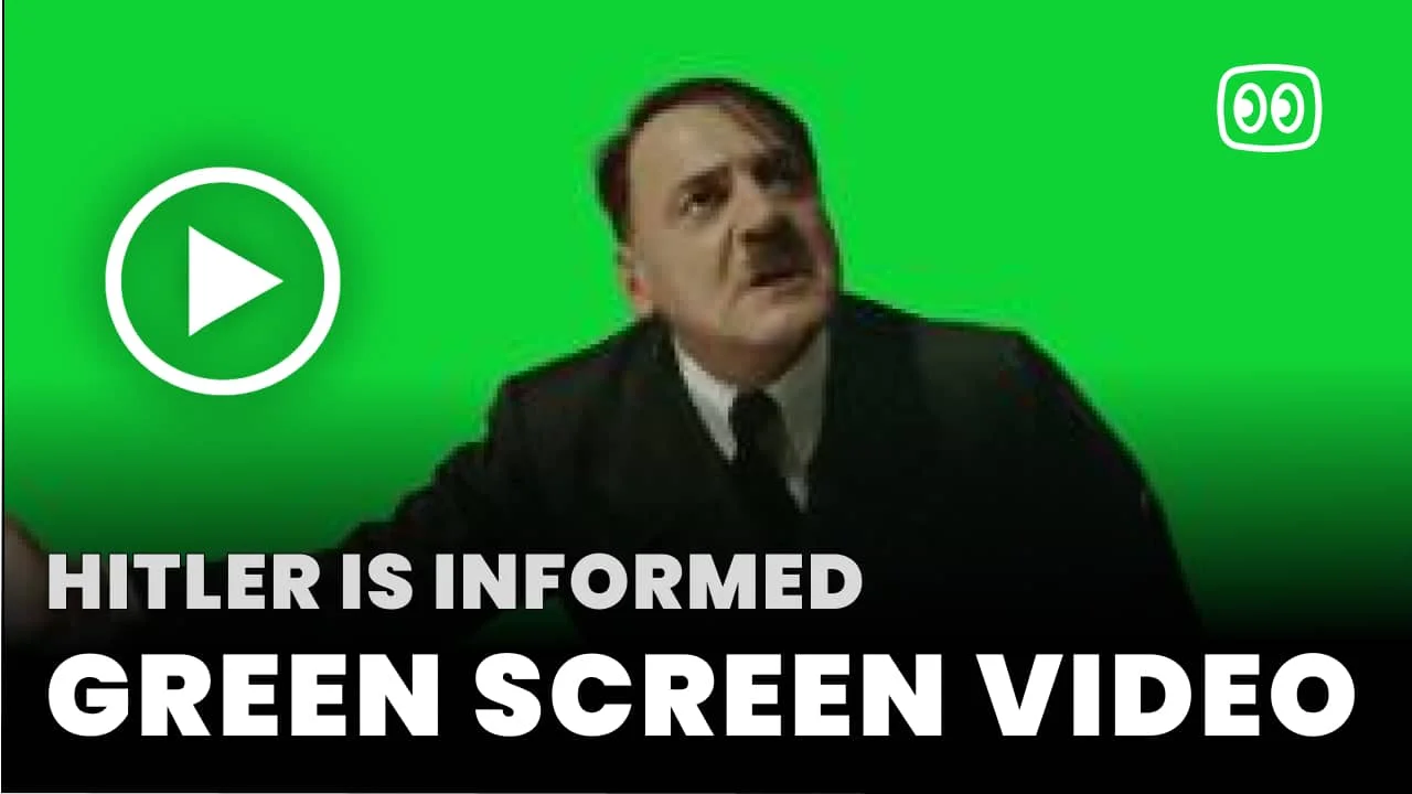 Hitler is informed Green Screen - Video Download MP4