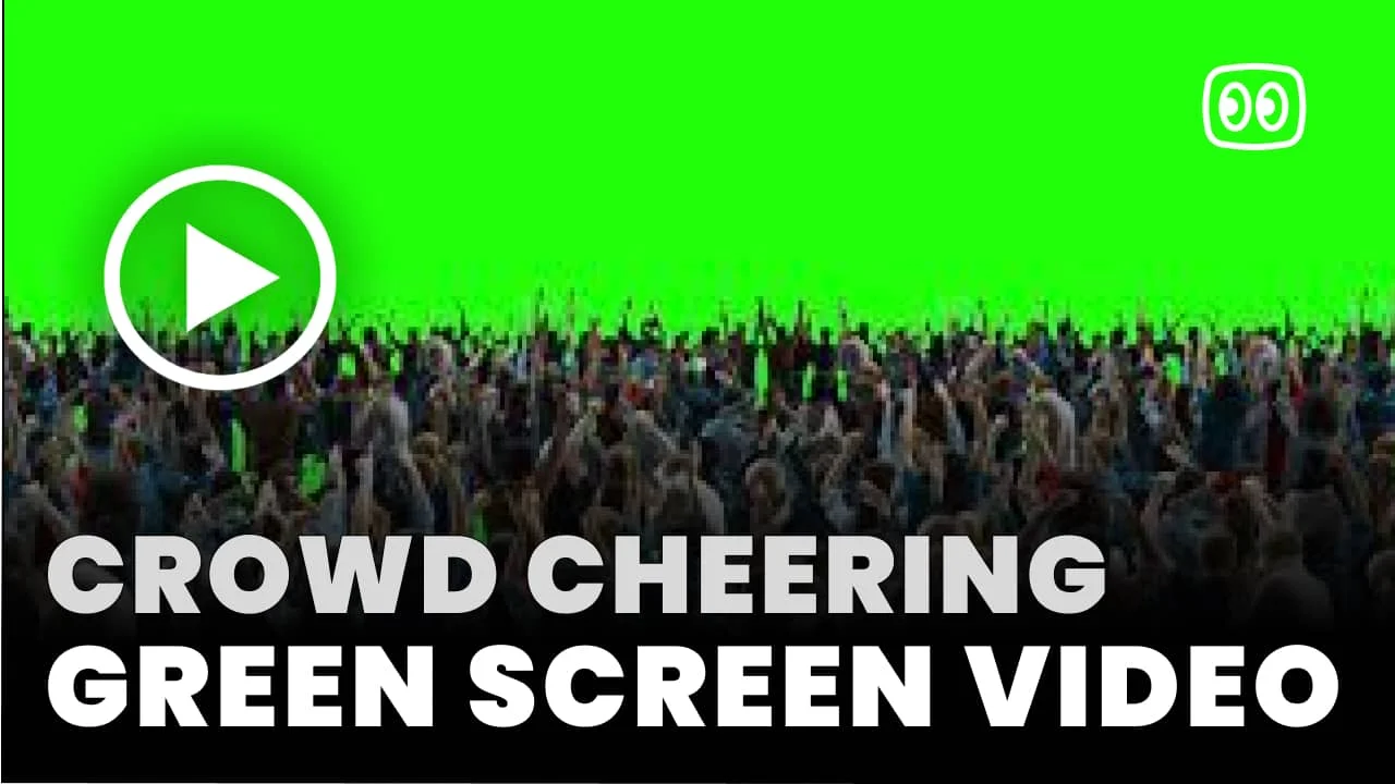 Crowd cheering Green Screen - Download MP4