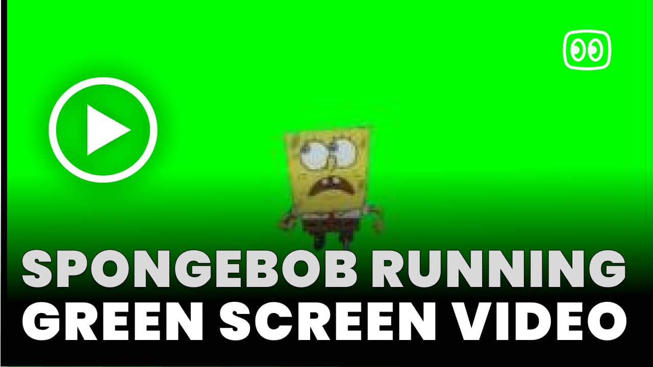 Spongebob Running Green Screen - Green Screen Memes