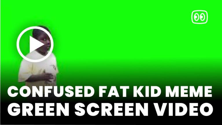 Confused fat kid meme Green screen - Green Screen Memes