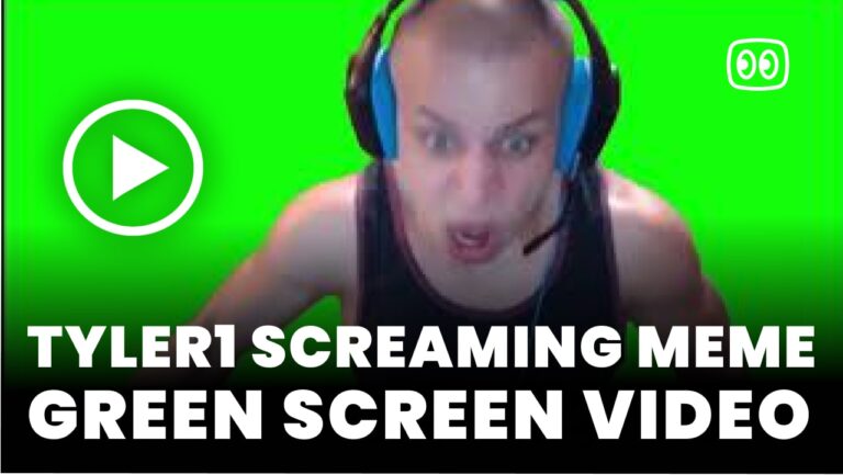 Tyler1 Screaming Meme Green Screen - Green Screen Memes