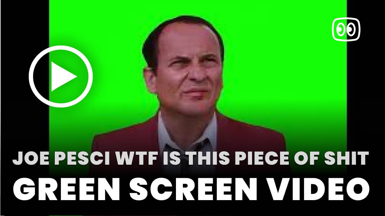 Joe Pesci WTF is This Piece of Shit Green Screen - Green Screen Memes