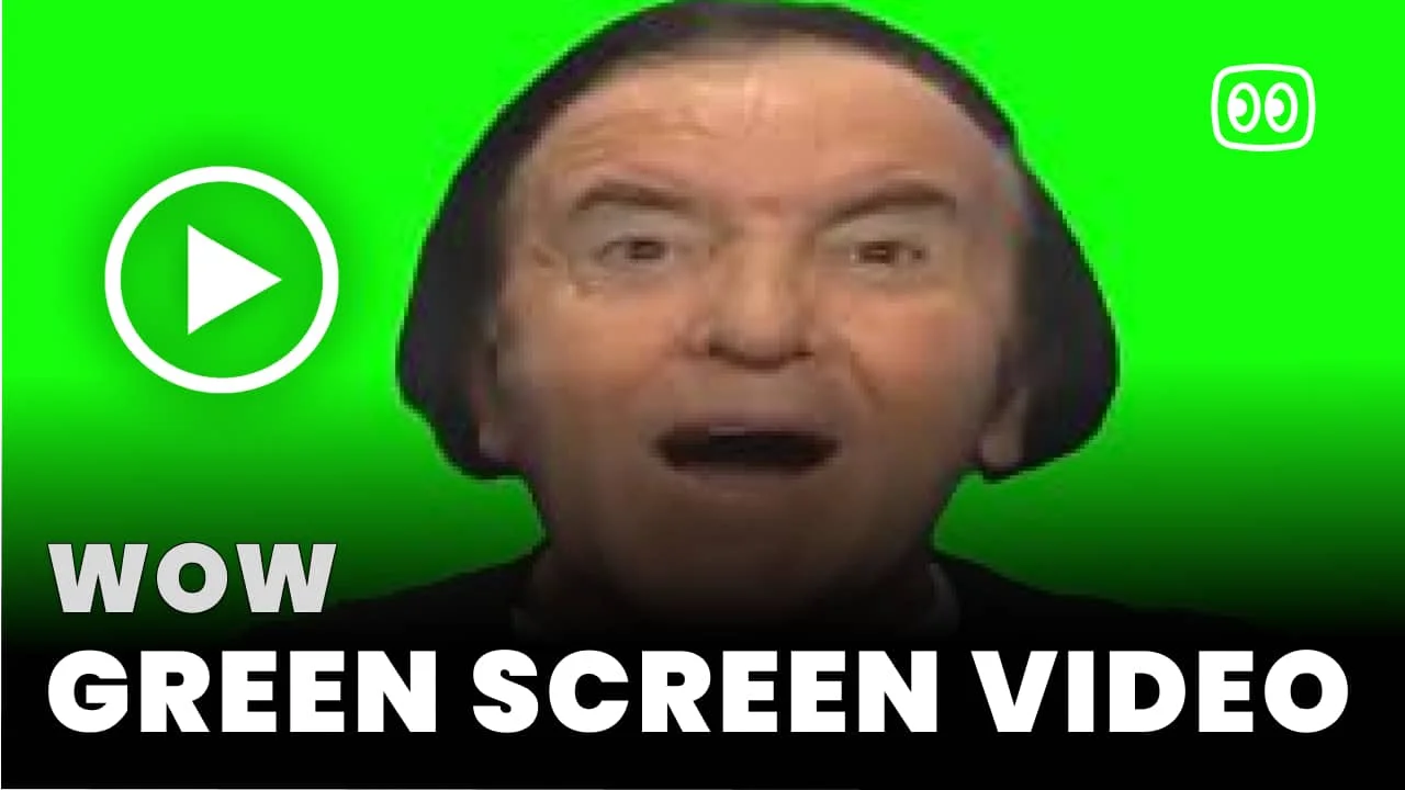 Wow Green Screen - Video Download MP4