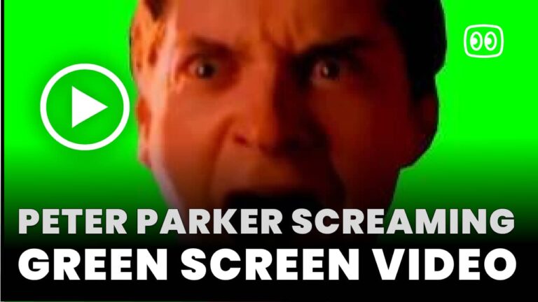 Peter Parker Screaming Green Screen - Green Screen Memes