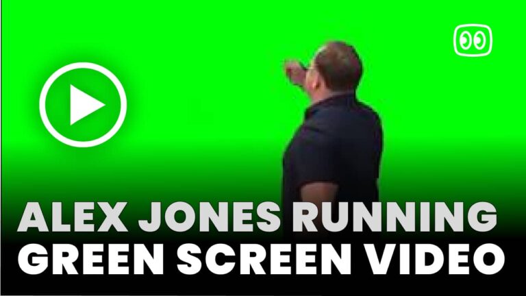 Alex Jones running Green Screen - Green Screen Memes