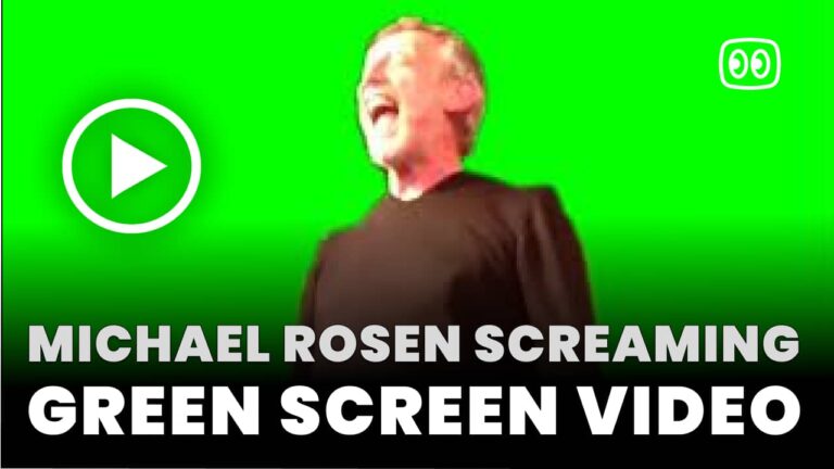 Michael Rosen Screaming Green Screen - Green Screen Memes