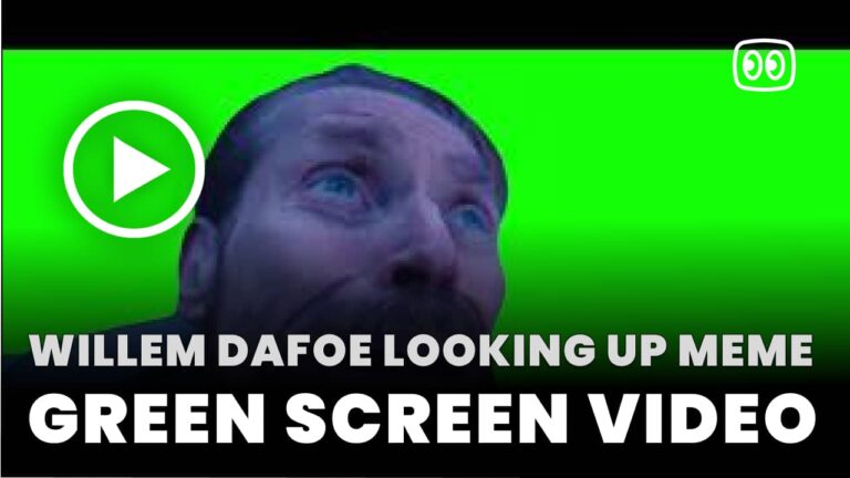 Willem Dafoe Looking Up Meme Green Screen - Green Screen Memes