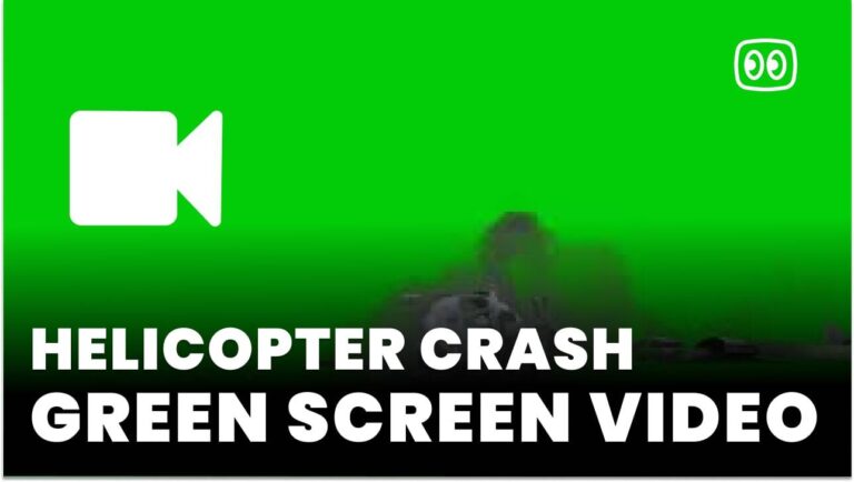 Helicopter crash Green Screen - Download MP4
