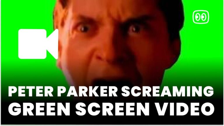 peter-parker-screaming-green-screen - Green Screen Memes
