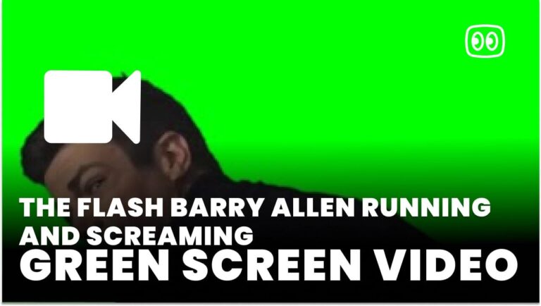 the-flash-barry-allen-running-and-screaming-green-screen - Green Screen ...