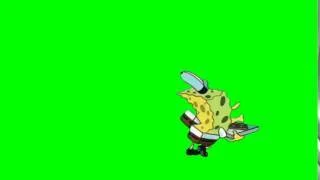 spongebob-krusty-krab-pizza-dance-green-screen - Green Screen Memes