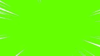 Anime White Lines Green Screen - Video Download MP4