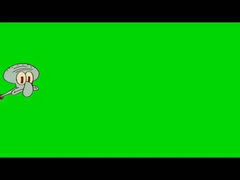 Squidward in the void full green screen - Video Download MP4