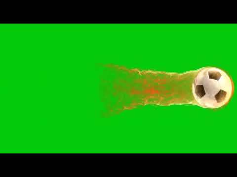 football-on-fire-green-screen - Green Screen Memes