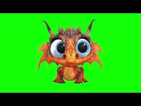 cute-dragon-baby-green-screen - Green Screen Memes