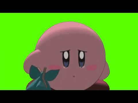 sad-kirby-green-screen - Green Screen Memes