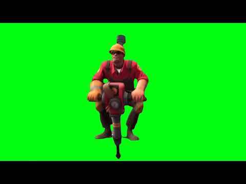 engineer-jumping-jack-green-screen - Green Screen Memes