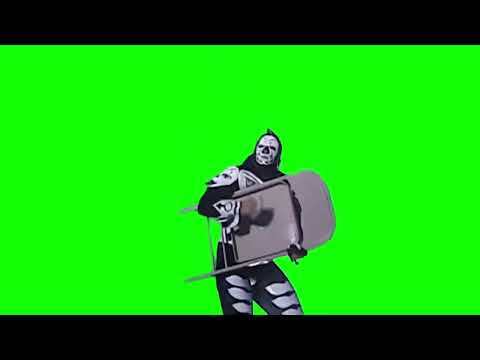 la-parka-air-guitar-with-a-chair-green-screen - Green Screen Memes