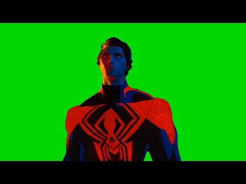 spider-verse-green-screen-spiderman-green-screen - Green Screen Memes