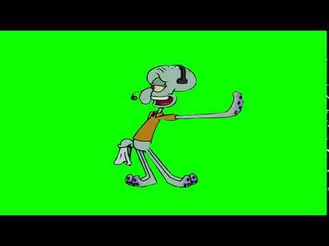 spongebob-squidward-singing-green-screen - Green Screen Memes