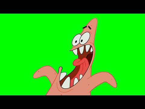 spongebob-patrick-sreaming-green-screen - Green Screen Memes