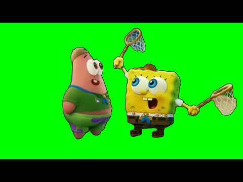 spongebob-and-patrick-come-oh-green-screen - Green Screen Memes