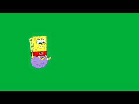 spongebob-in-goo-bubble-green-screen - Green Screen Memes
