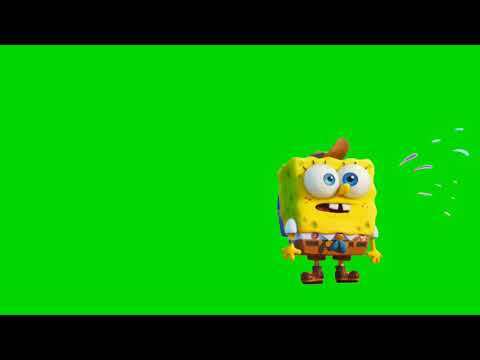 spongebob-spits-water-green-screen - Green Screen Memes