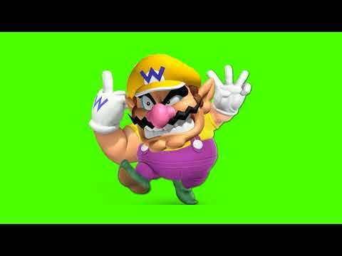 wario-flips-off-animation-green-screen - Green Screen Memes