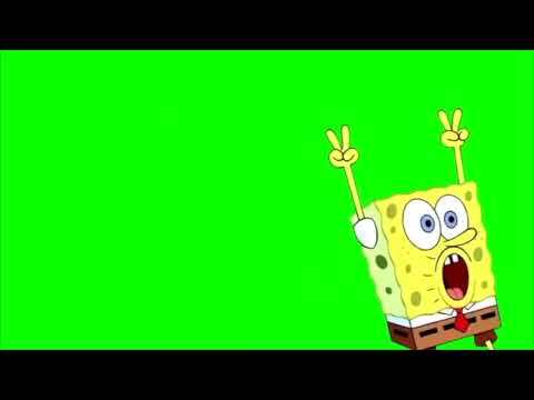 sponge-bob-square-pants-wooooh-green-screen - Green Screen Memes