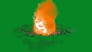 Explosion green screen - Video Download MP4