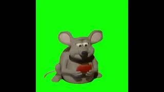 mouse-eating-mm-alone-green-screen - Green Screen Memes