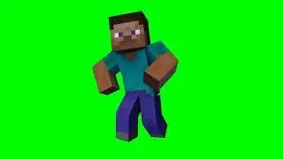 minecraft-steve-fortnite-dance-green-screen - Green Screen Memes