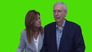 senator-mitch-mcconnell-freezes-meme-green-screen - Green Screen Memes