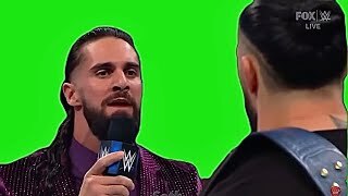 seth-rollins-roasting-roman-reigns-green-screen - Green Screen Memes