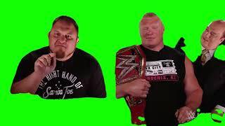samoa-joe-and-brock-lesnar-wwe-green-screen - Green Screen Memes