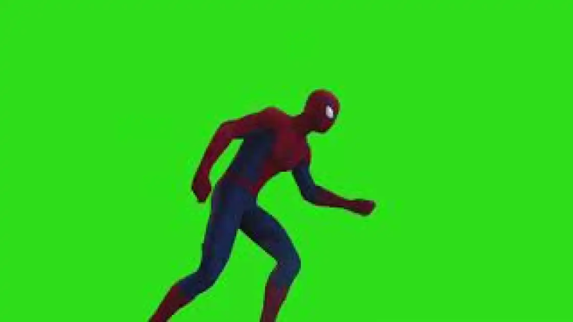 Spider Man is descending underground GreenScreen - Green Screen Memes