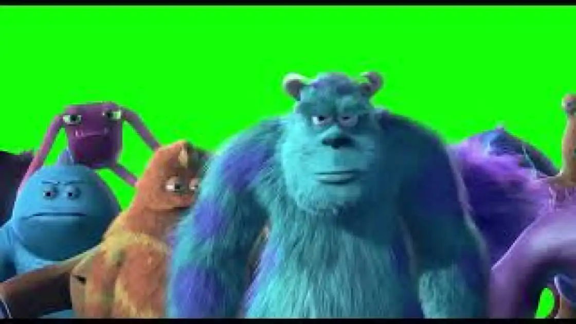 Monsters Slow mo Entrance Green Screen - Green Screen Memes