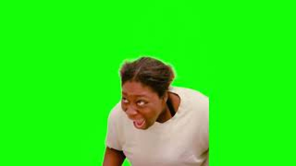 Screaming Woman Meme green screen - Green Screen Memes