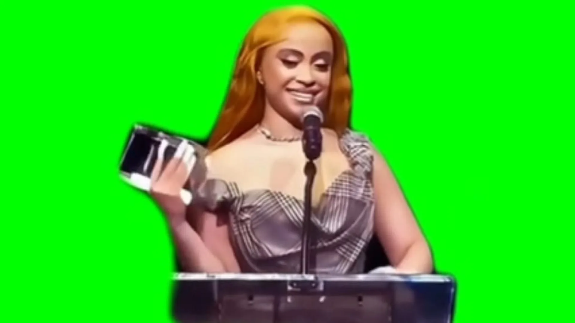 Ice Spice thank you to my fans green screen - Video Download MP4