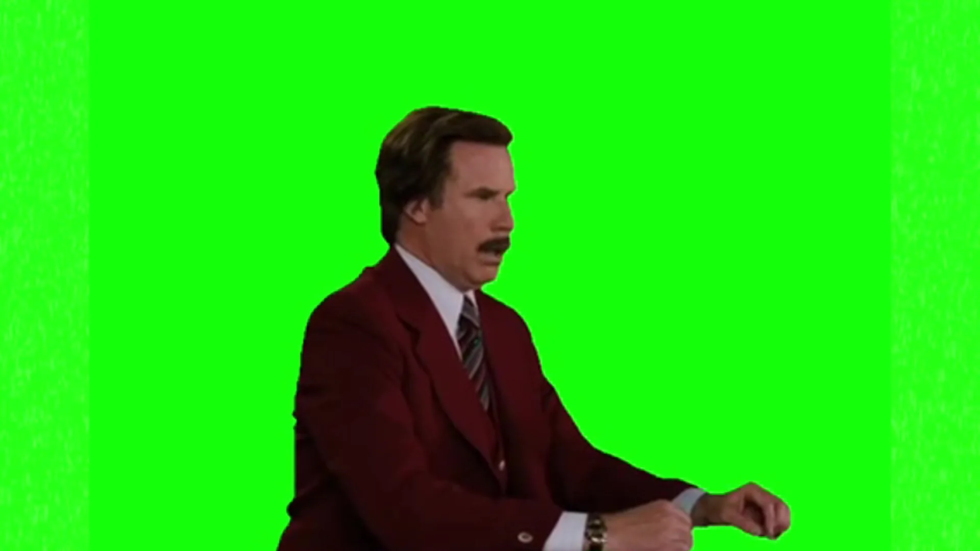 The Anchorman Screaming Meme green screen - Video Download MP4