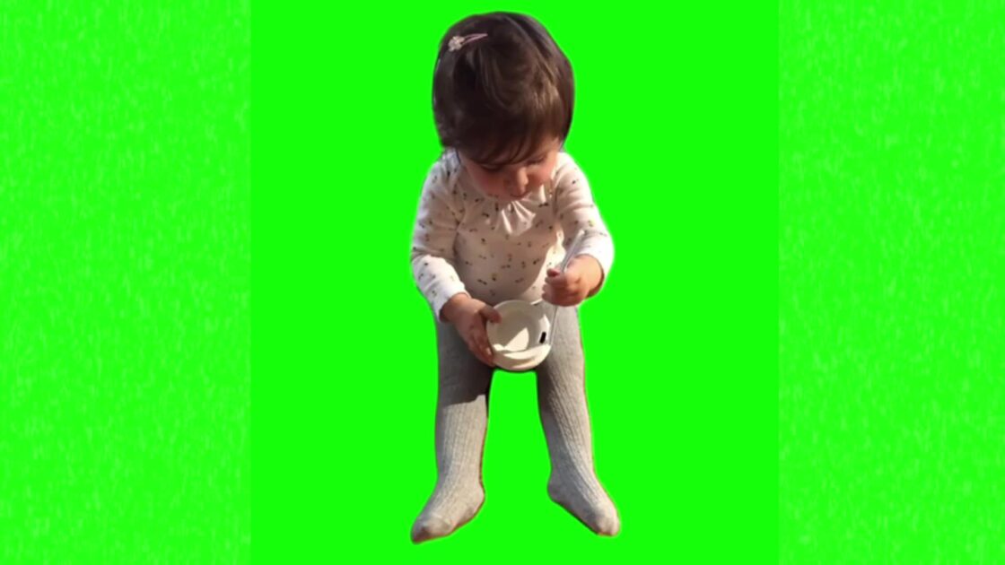 Little girl frustrated and mad meme green screen - Green Screen Memes