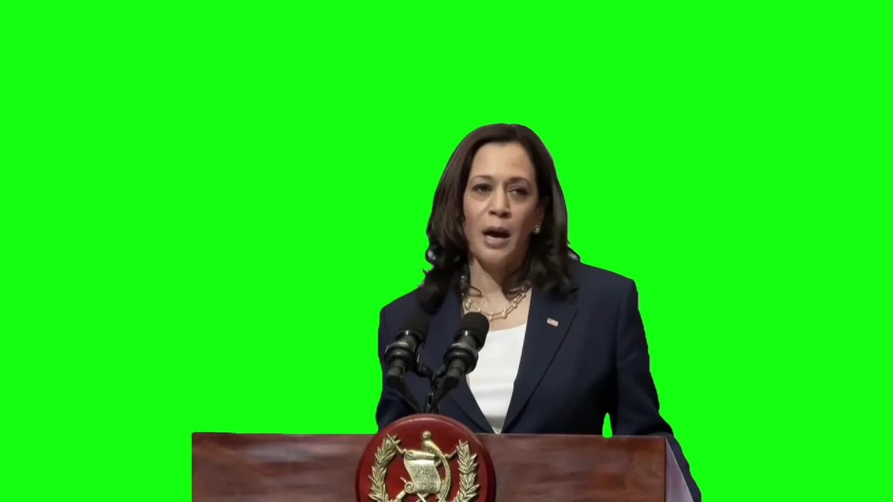 Kamala Harris Do not come Green Screen - Video Download MP4