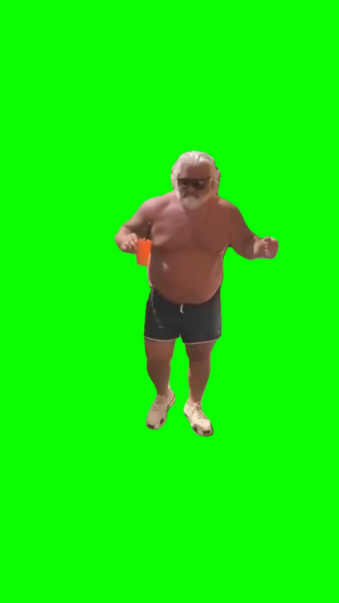 Uncle dancing green screen - Video Download MP4