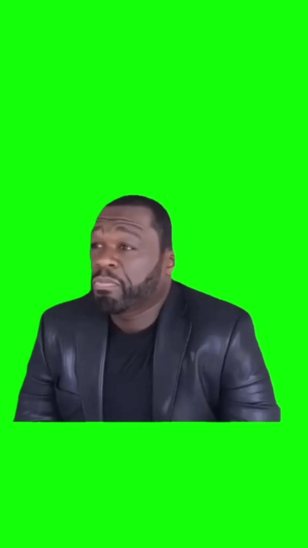 50 cent “I can’t believe that” meme green screen - Video Download MP4
