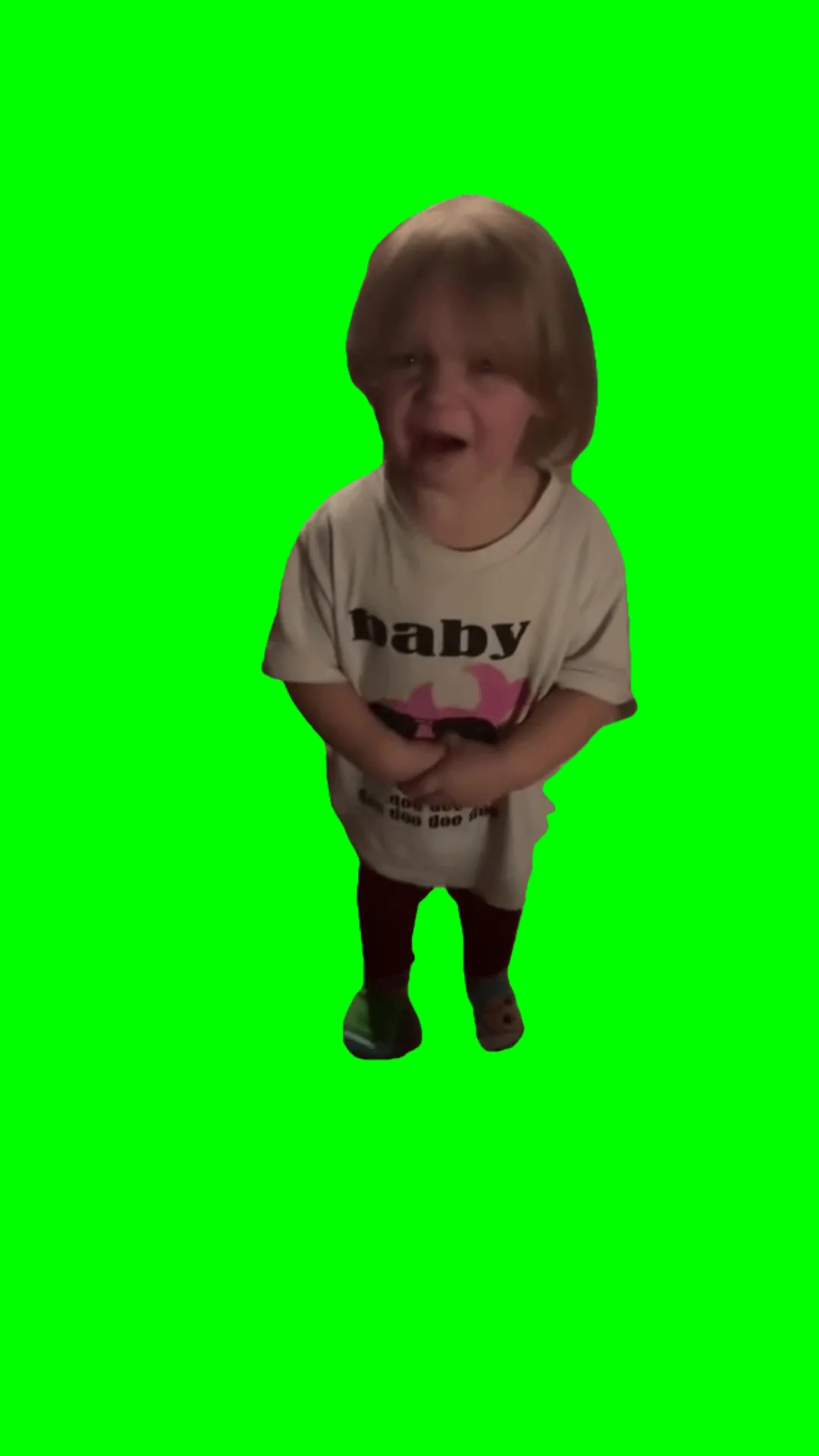 Screaming kiddo meme Green Screen - Video Download MP4