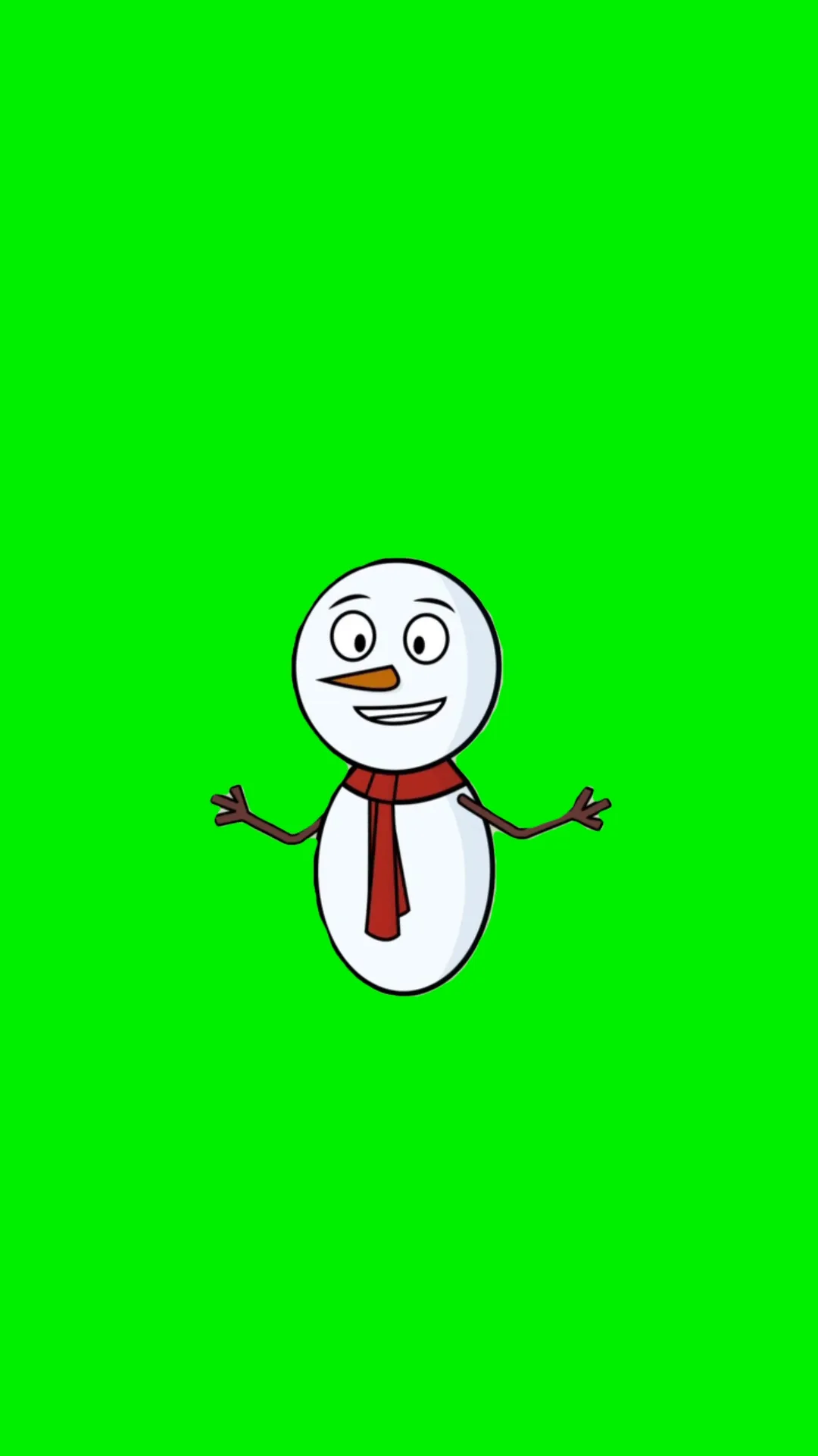 Talking snowman meme green screen - Video Download MP4