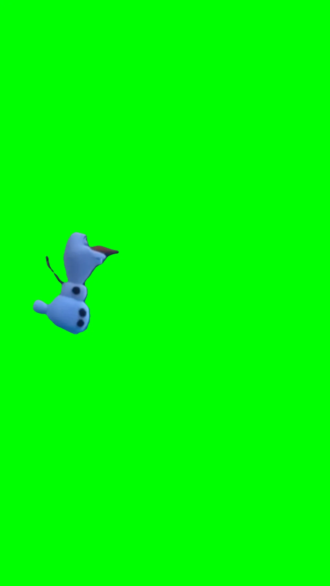 Olaf dancing meme green screen - Video Download MP4